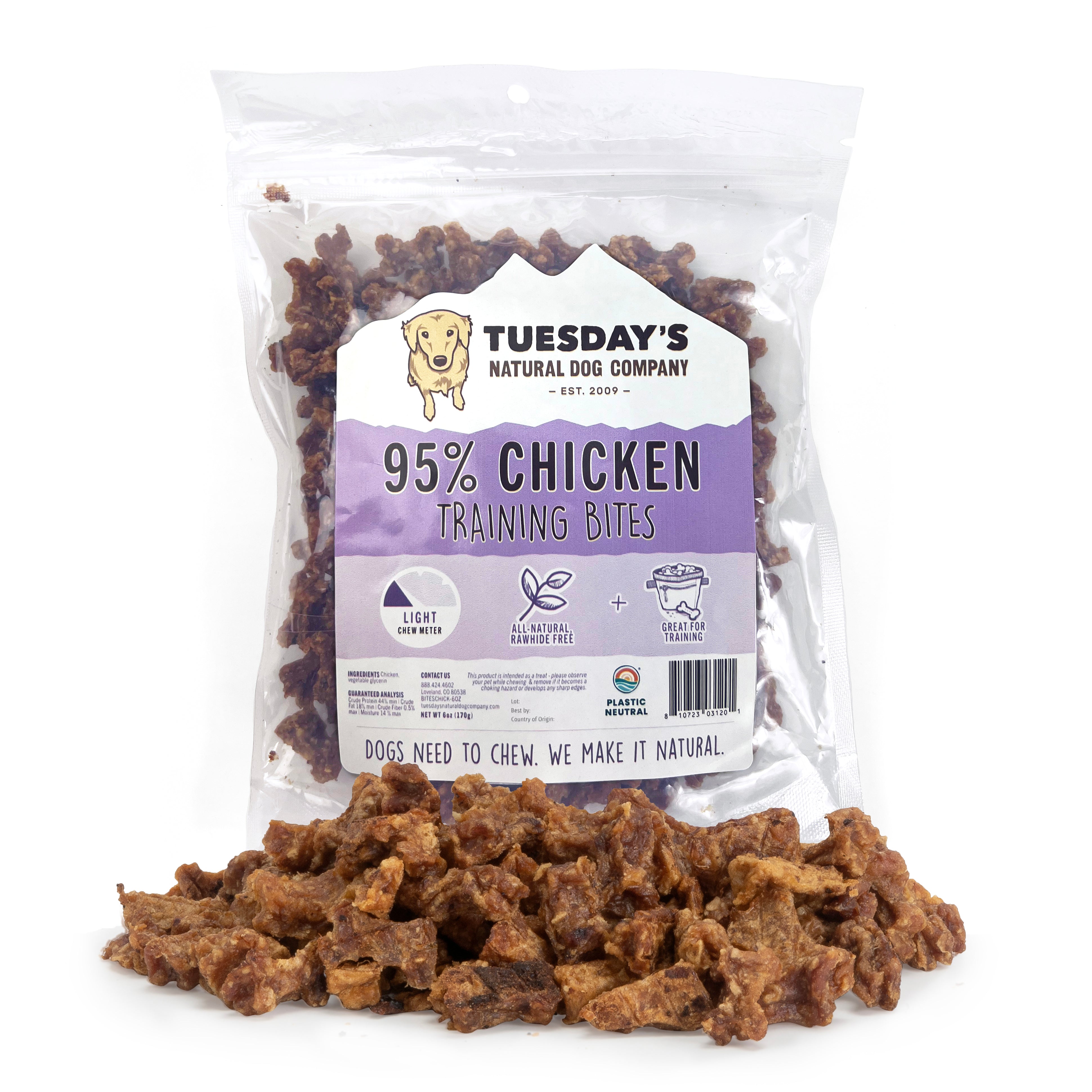 95% Chicken Training Bites - 6 oz - EACH – All Creatures Solutions