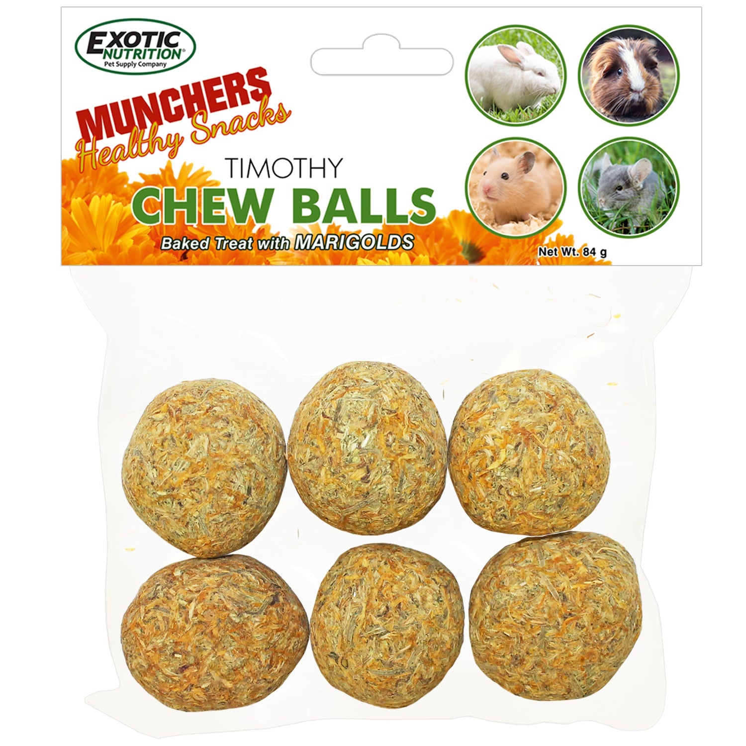 Munchers Rose Petals & Timothy Chew Balls – All Creatures Solutions
