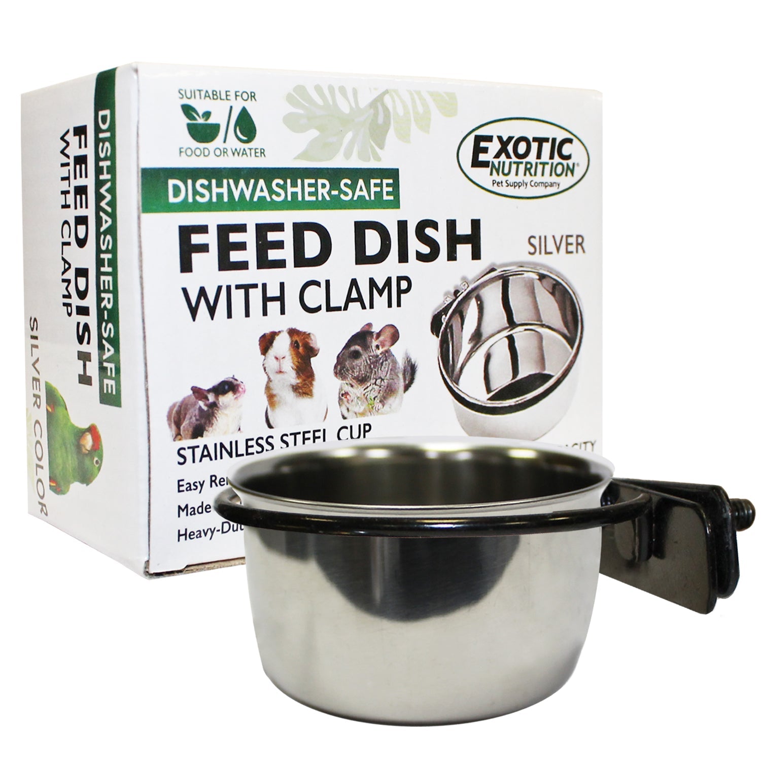 Stainless Steel Feed Dish – All Creatures Solutions